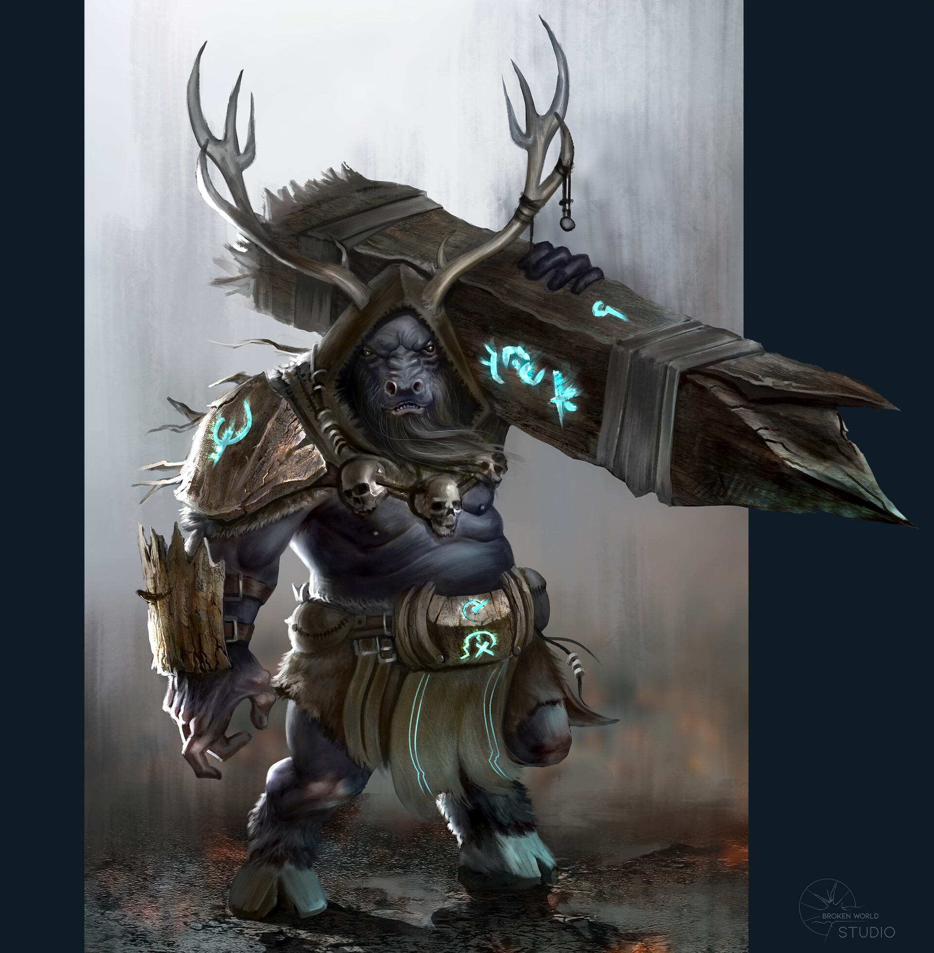 ArtStation - Minotaur concept
