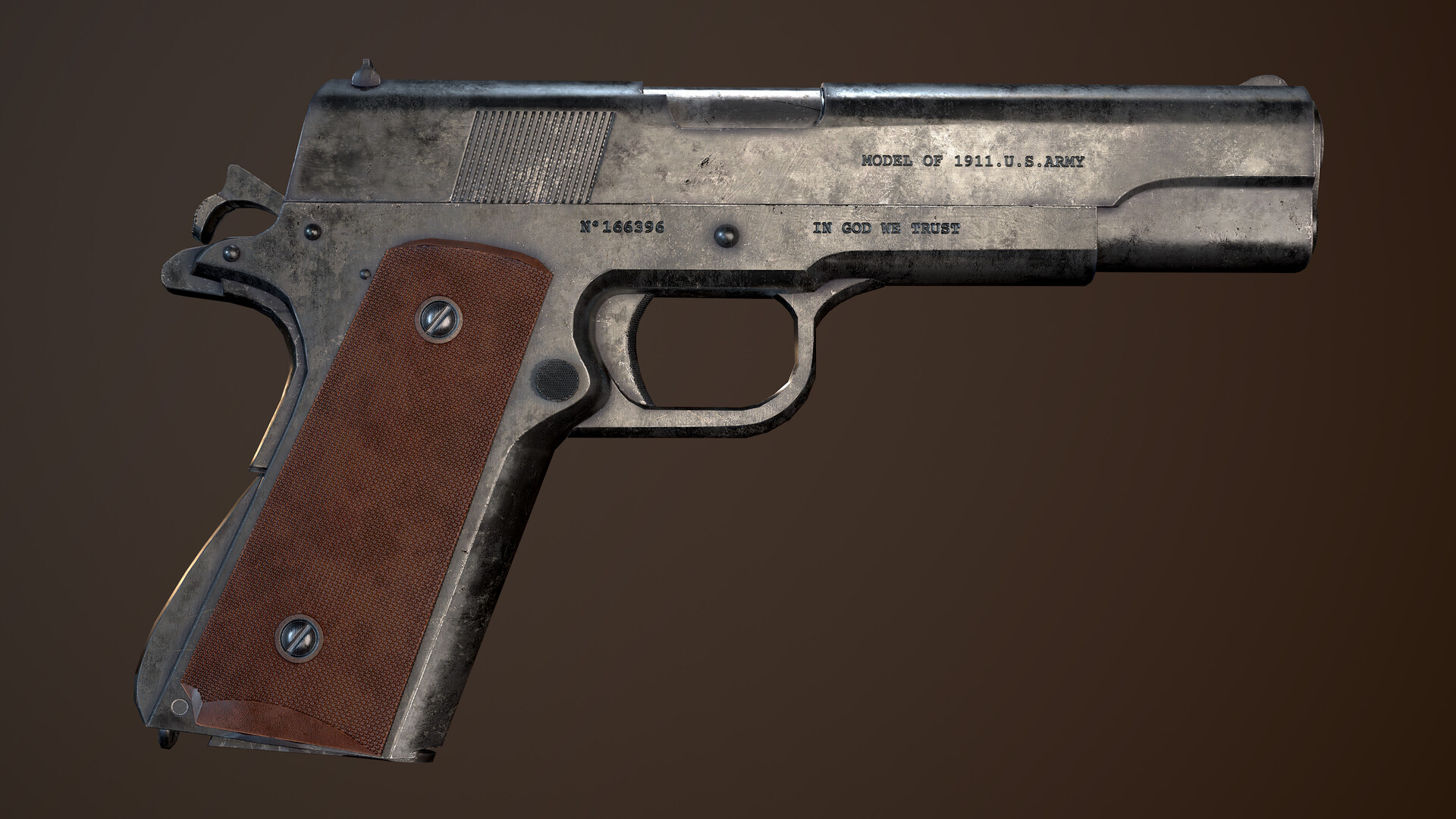 Kévin Ea - M1911 3D Weapon Game engine ready