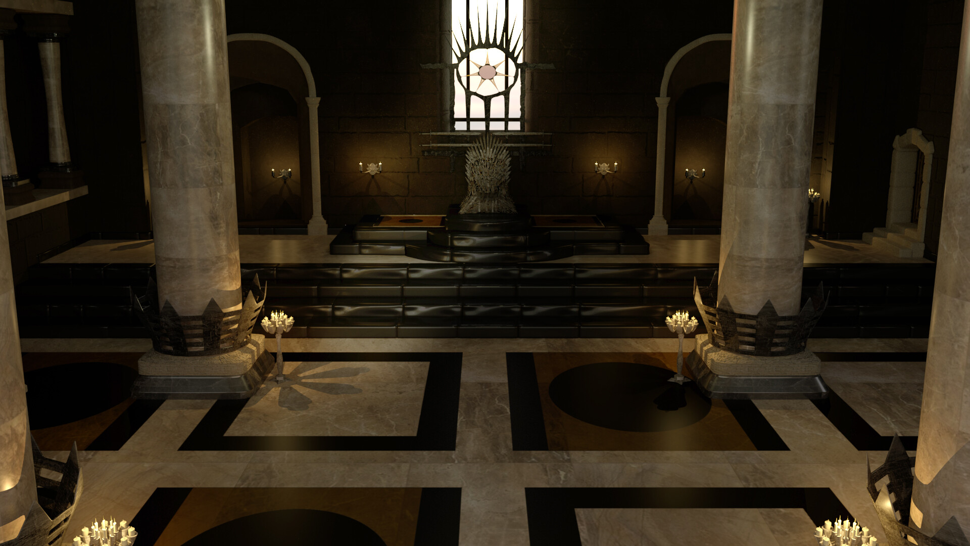 ArtStation - Game of Thrones Iron throne