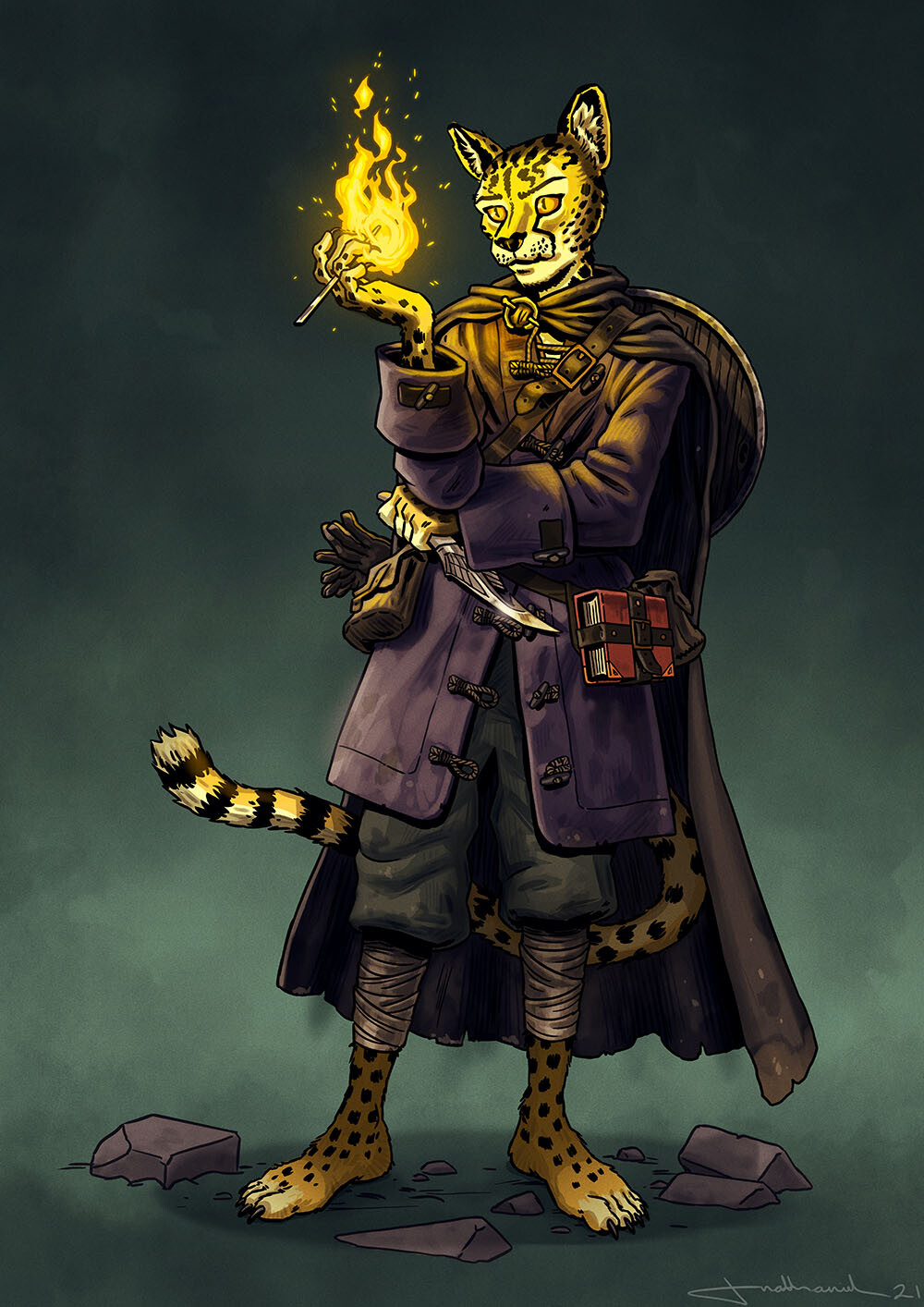 James Nathaniel - Daqua - Character Commission