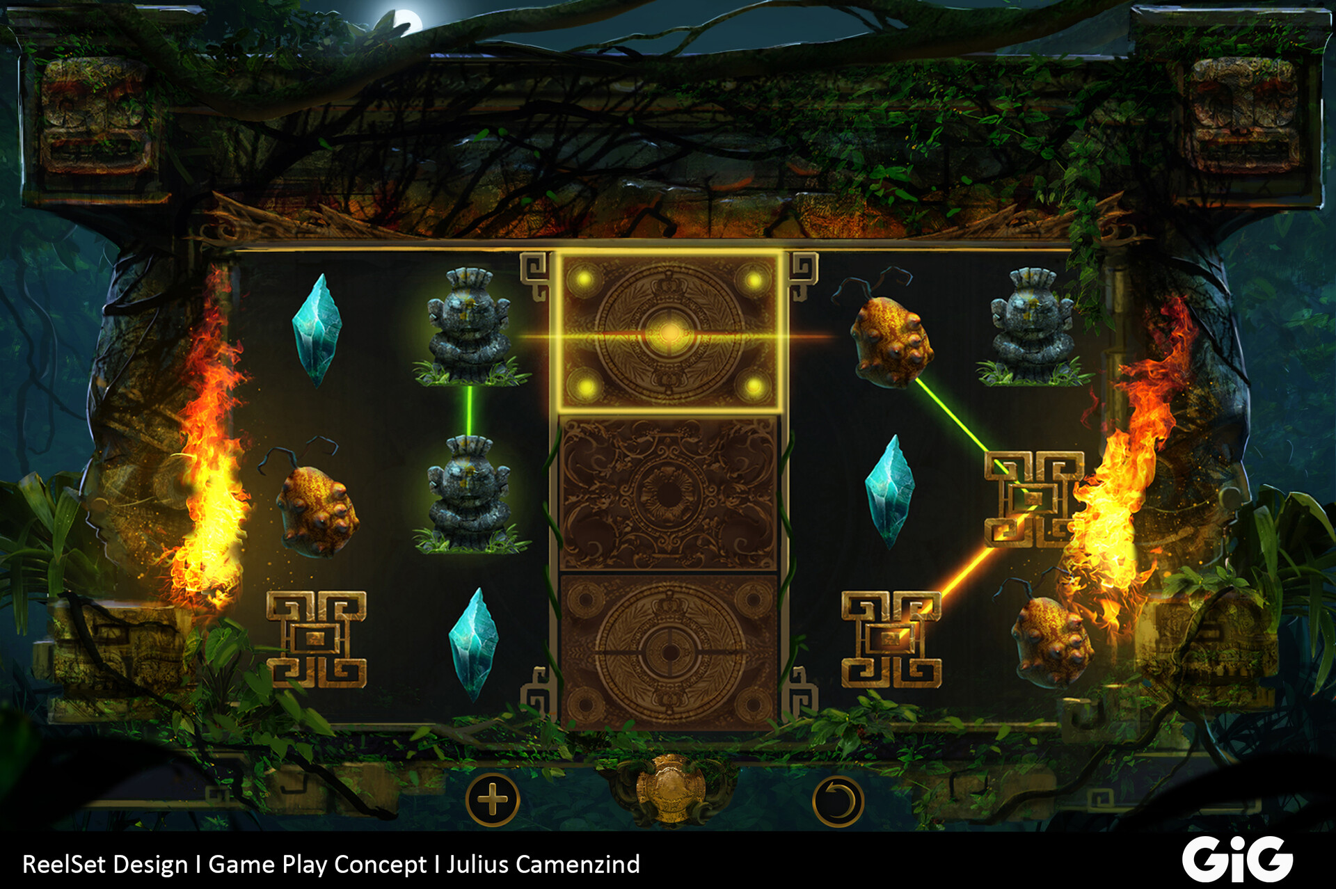 ArtStation - Mobile Slot Game Reel-Set Concept Design