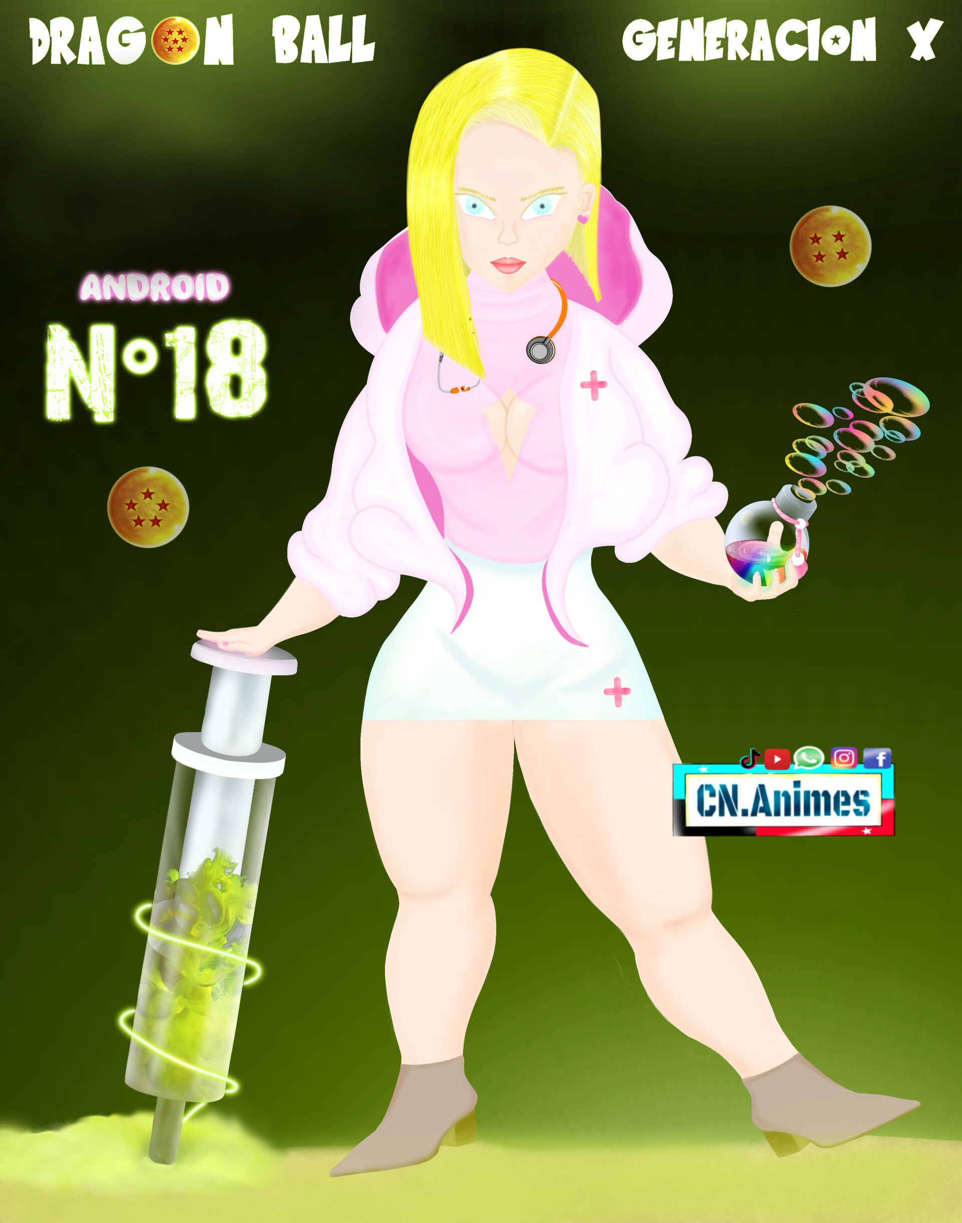 ArtStation - Androide n18 generacion x