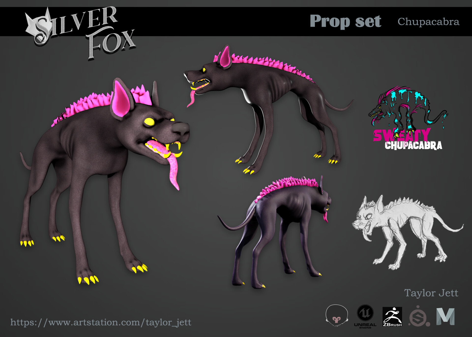 ArtStation - Silver Fox level 2 props