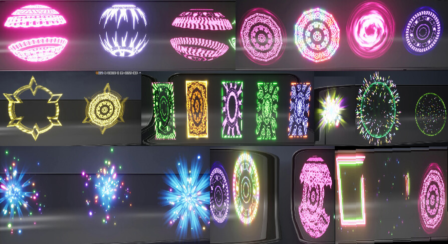 Mohmmad aslam - Unreal Engine Niagara VFX_Magical Array_Portal Magical Circle Spark effect