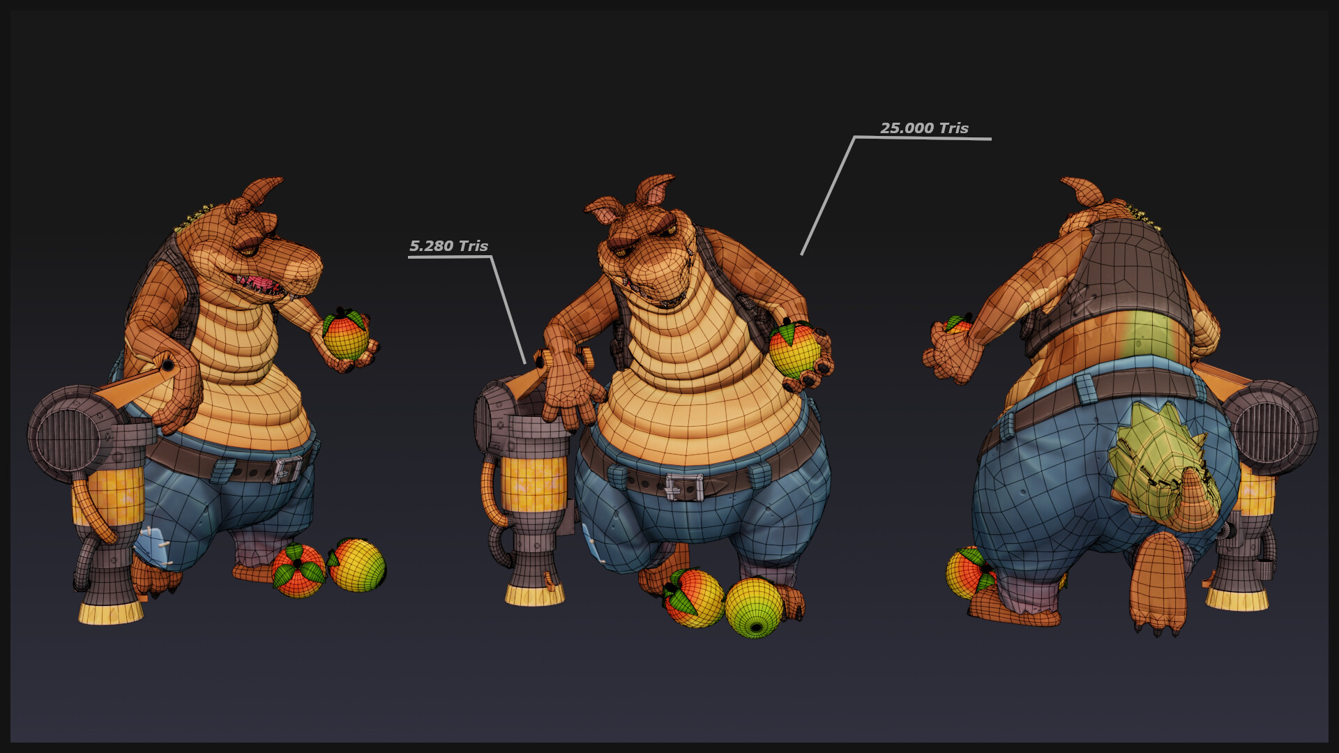 Alex Zamfir - Dingodile - Crash Bandicoot 4 (Fan Art)