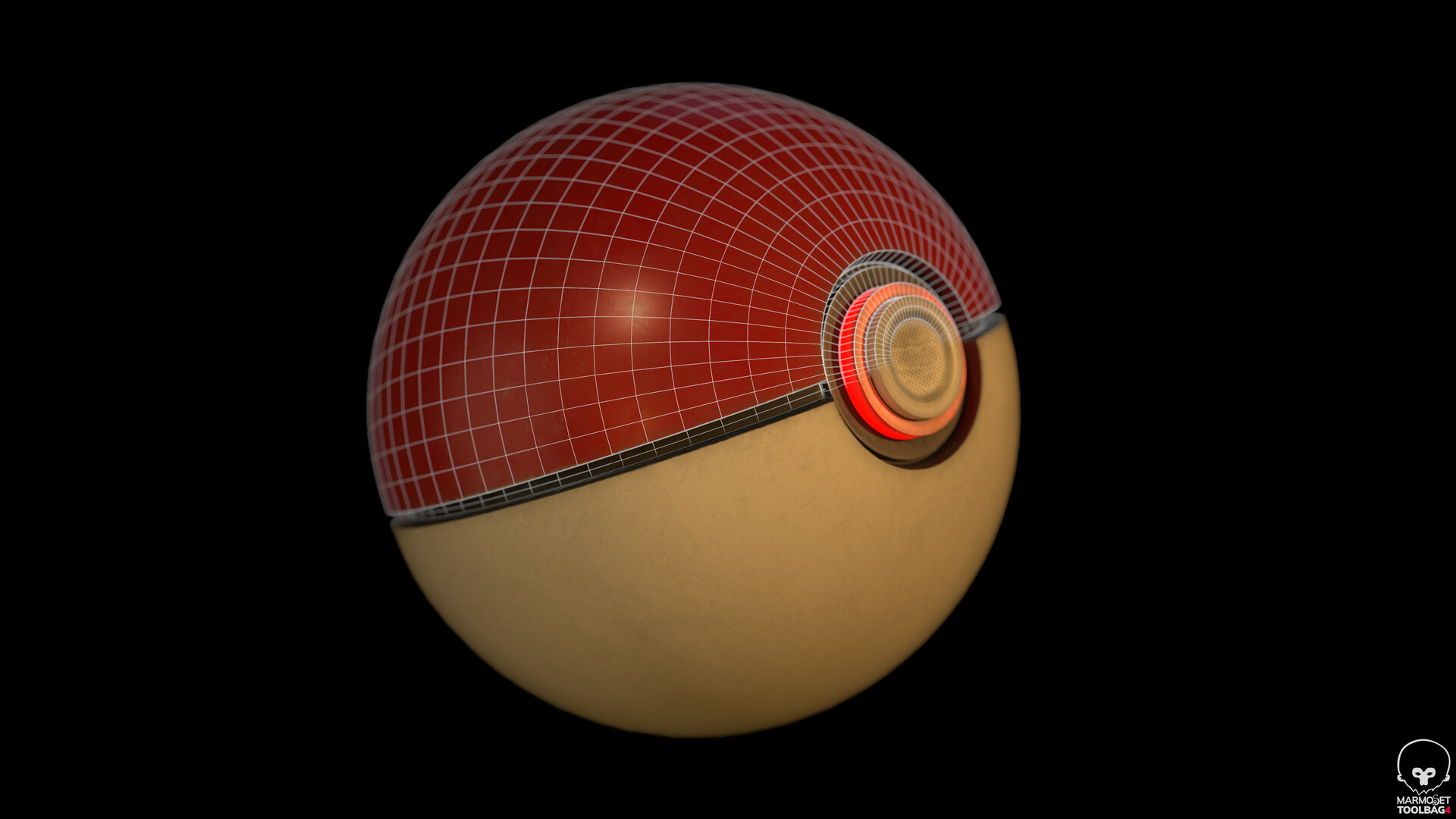 ArtStation - A Short Breakdown: Pokéball Environment