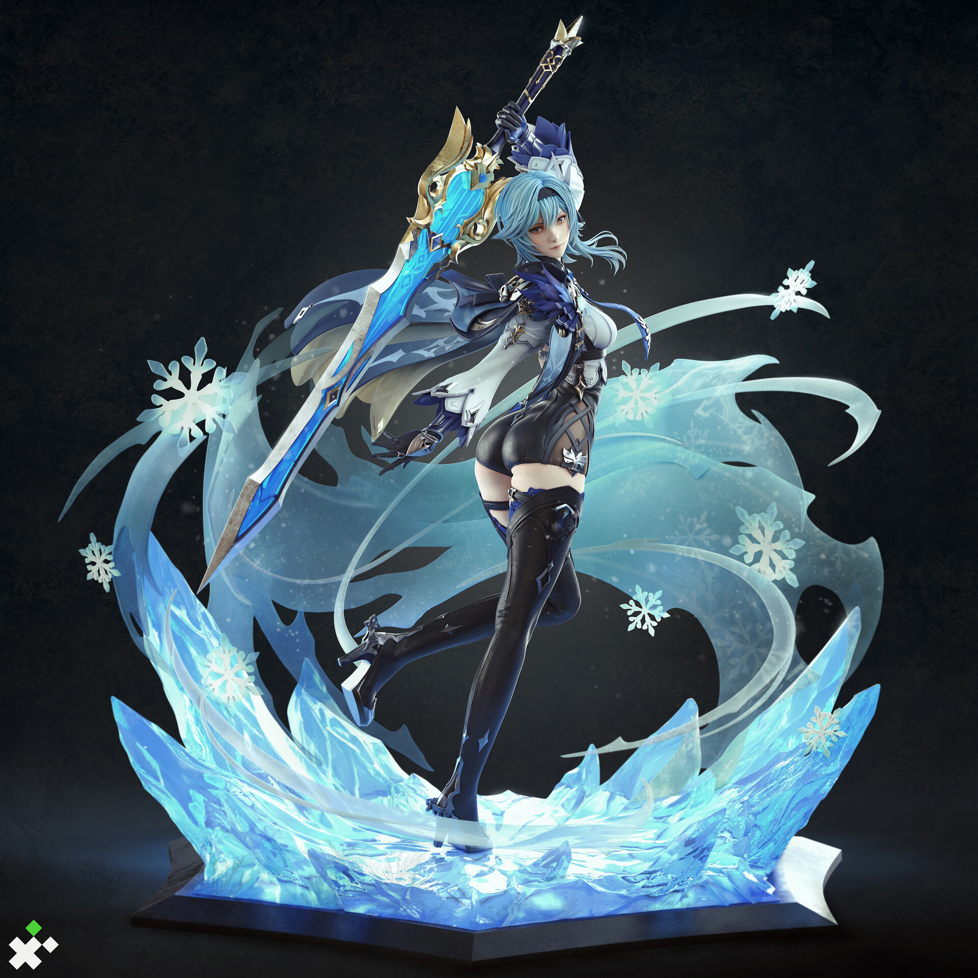 ArtStation - Eula Lawrence - fan art