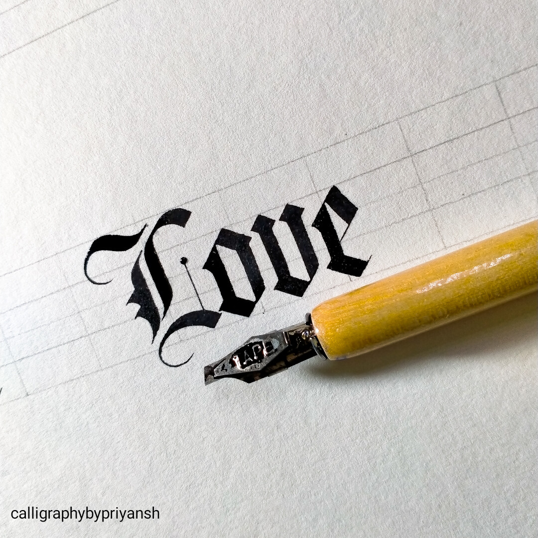 ArtStation - Calligraphy is my Love ️😄 What do you love? 😃