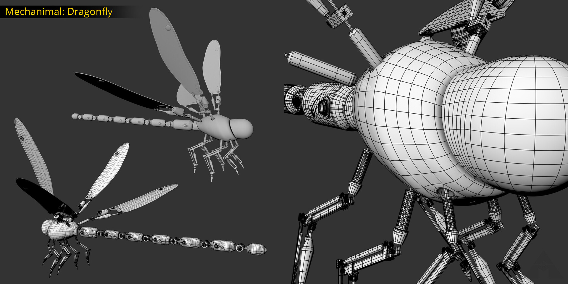 ArtStation - Mechanimal: Dragonfly