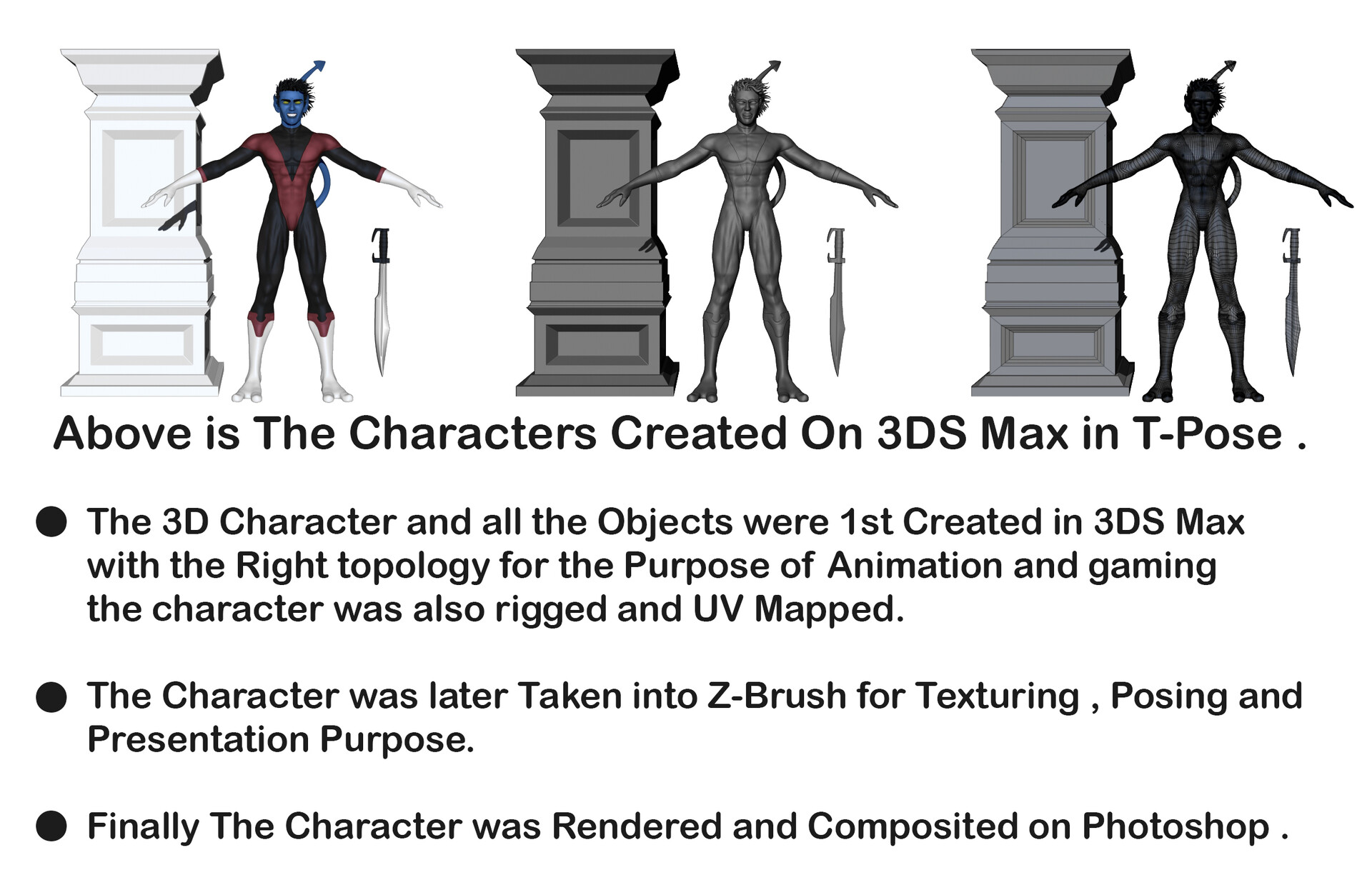 Rakesh Krishna Murthy - 3D Kurt Wrangler AKA 3D NightCrawler from X-MEN ...