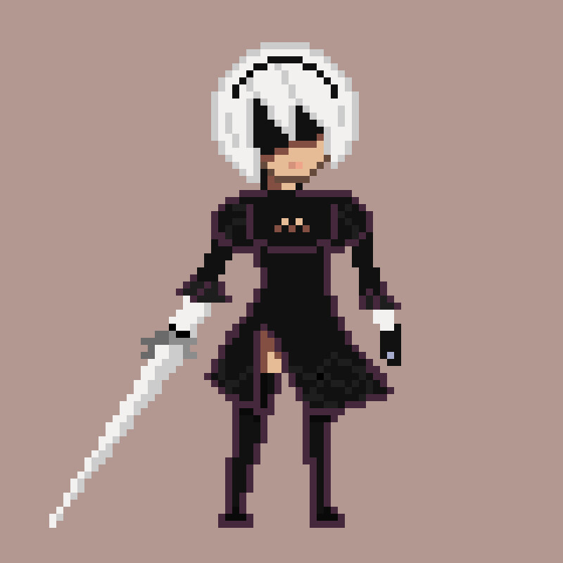 ArtStation - 2B Pixel art