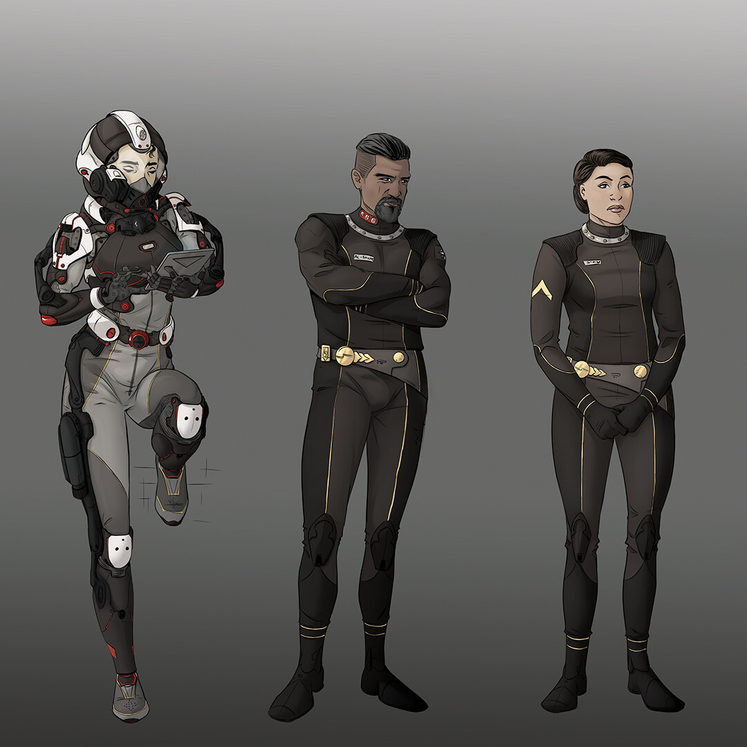 ArtStation - Sci-fi characters
