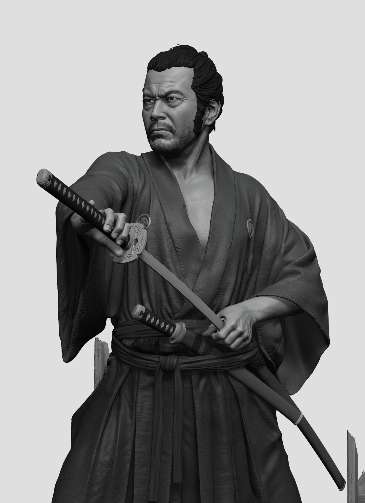 Danko artstation - Toshiro Mifune 1:6th scale statue