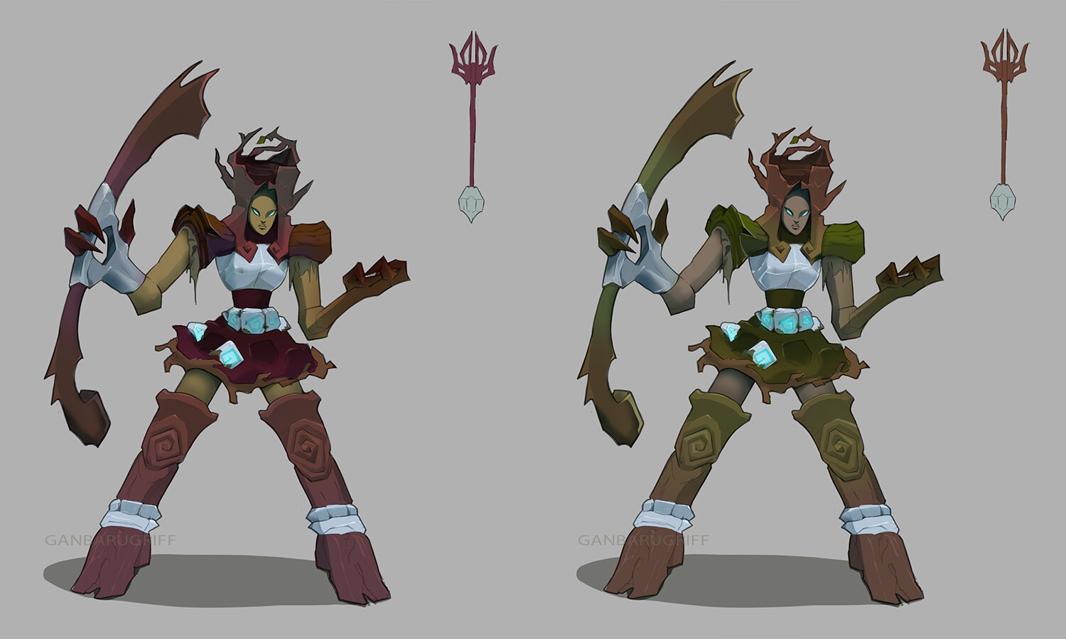 ArtStation - The forest archer 1 concept