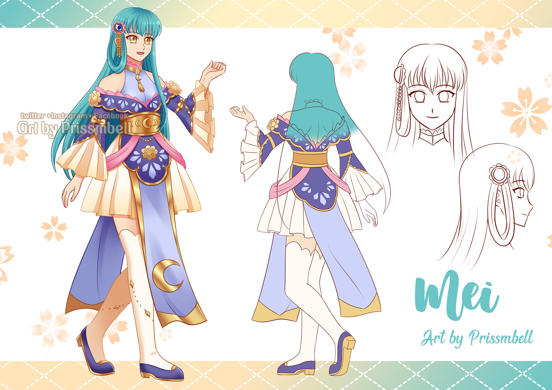 ArtStation - Design of my Original Character "Mei"