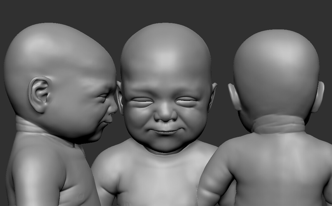 ArtStation - Baby Sculpt #2