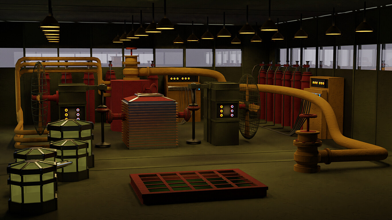 ArtStation - Processing Room