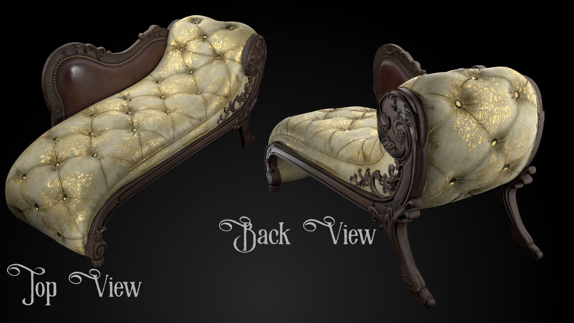 Jun Kit - Victorian Chaise Longue