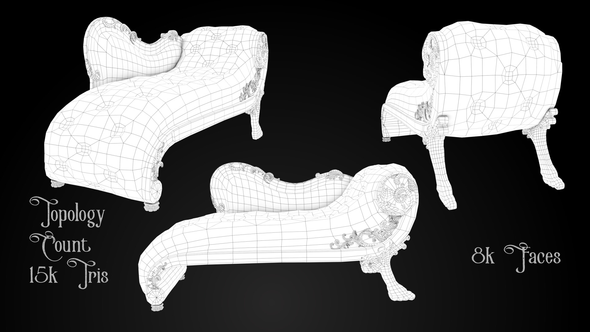 Jun Kit - Victorian Chaise Longue