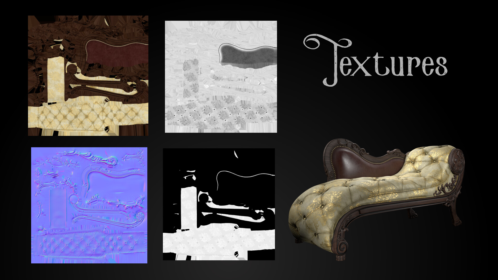 Jun Kit - Victorian Chaise Longue