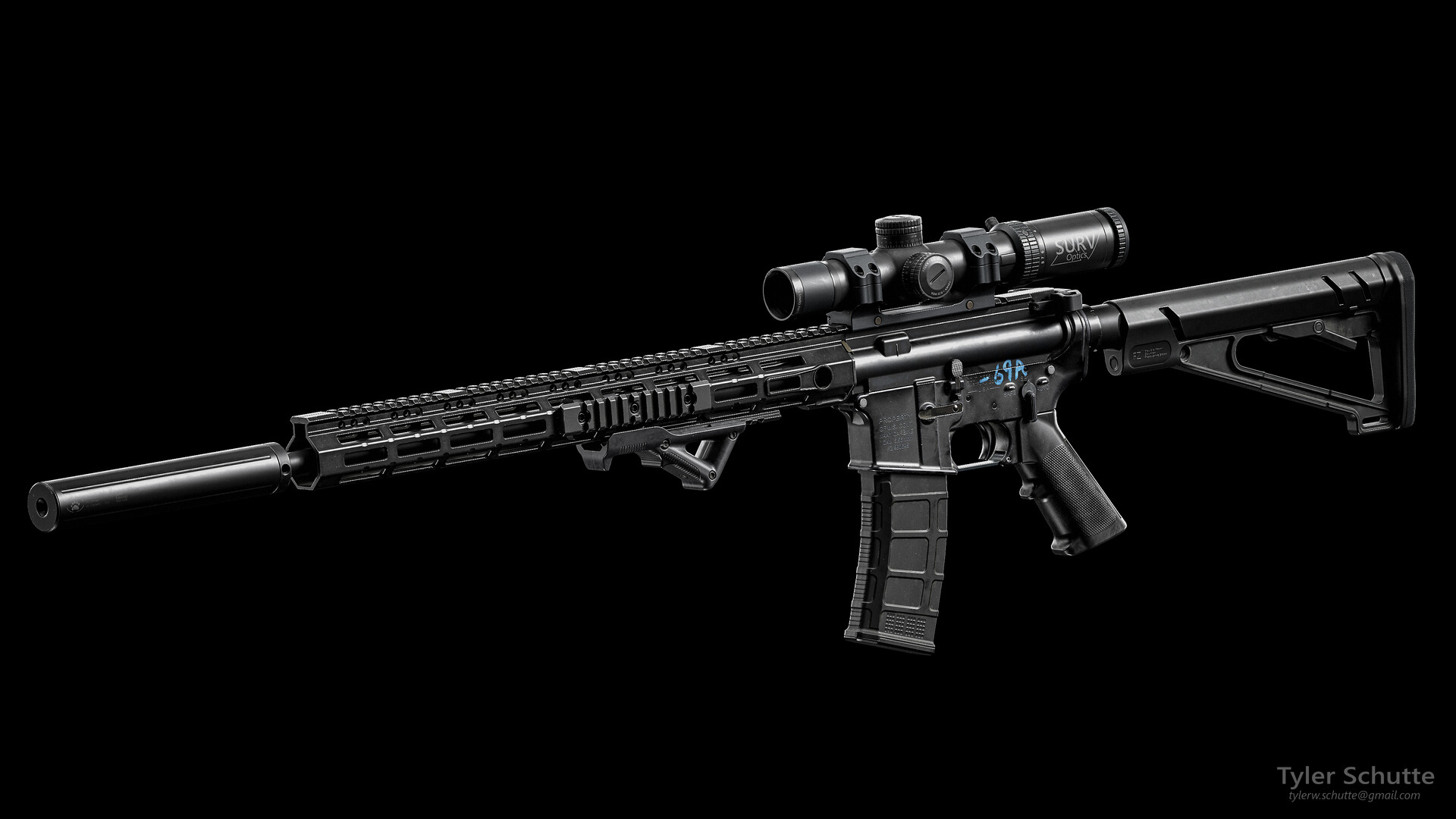 Tyler Schutte - Customized M4A1 - DMR Rifle