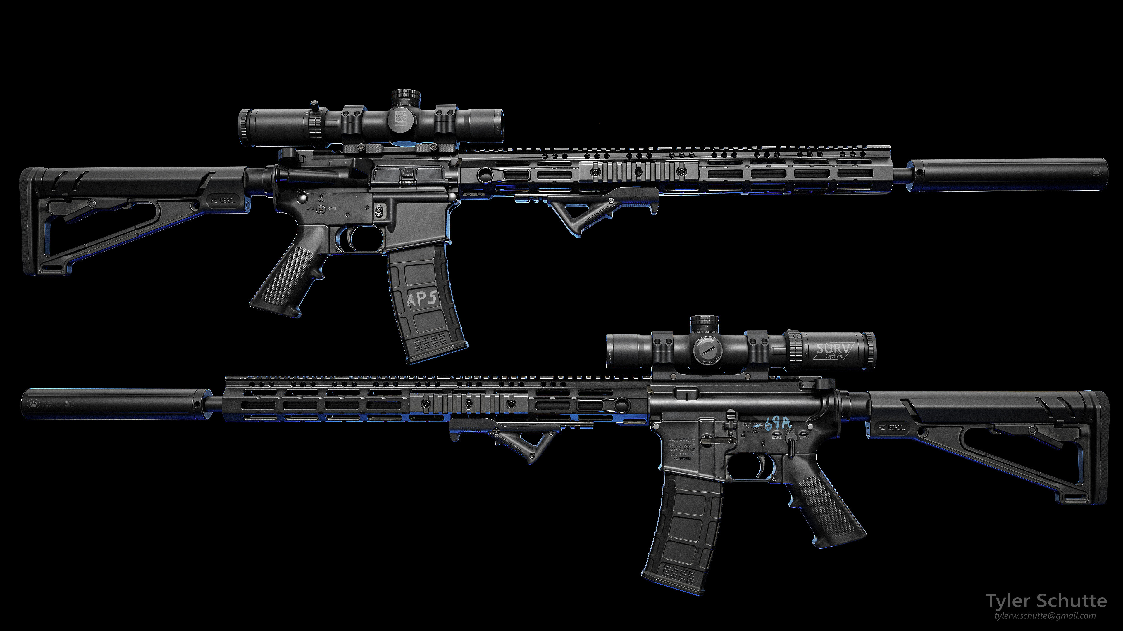 Tyler Schutte - Customized M4A1 - DMR Rifle