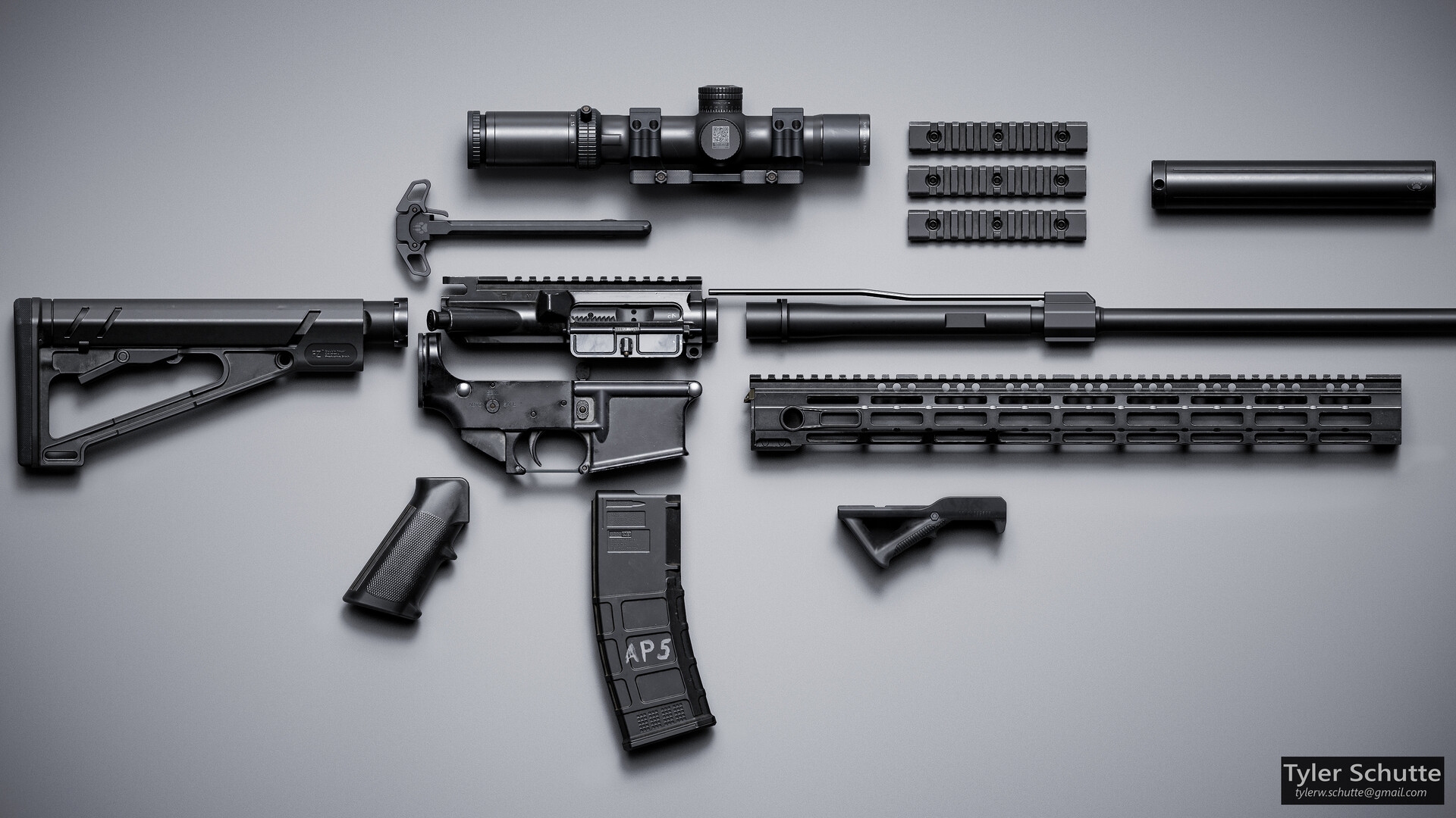 Tyler Schutte - Customized M4A1 - DMR Rifle