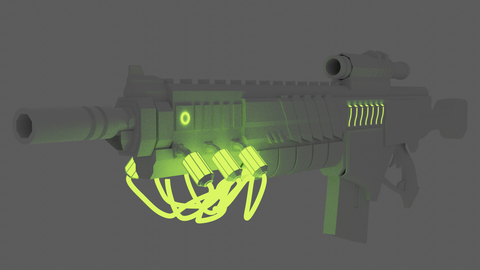 ArtStation - Sci-Fi Rifle