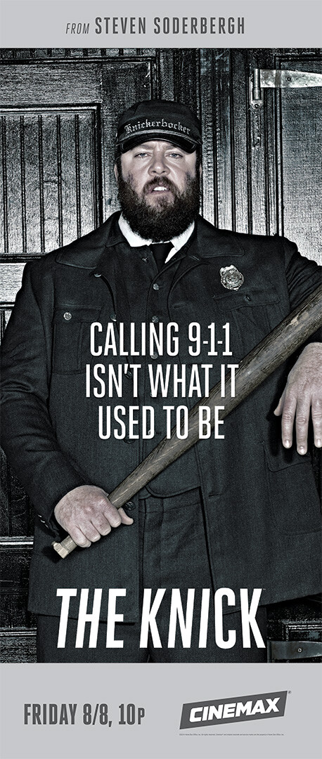 Nick Russell - HBO The Knick standing banners