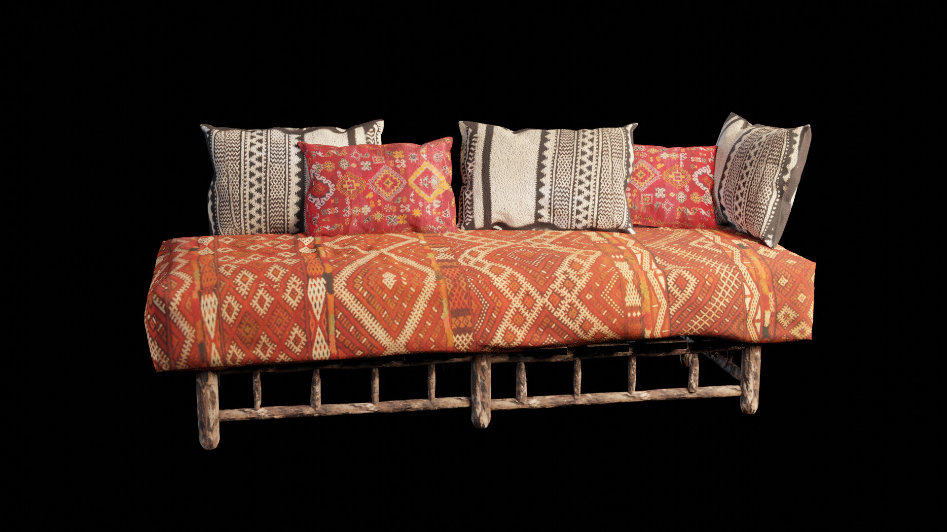 ArtStation - Moroccan Traditional Couch/Bed