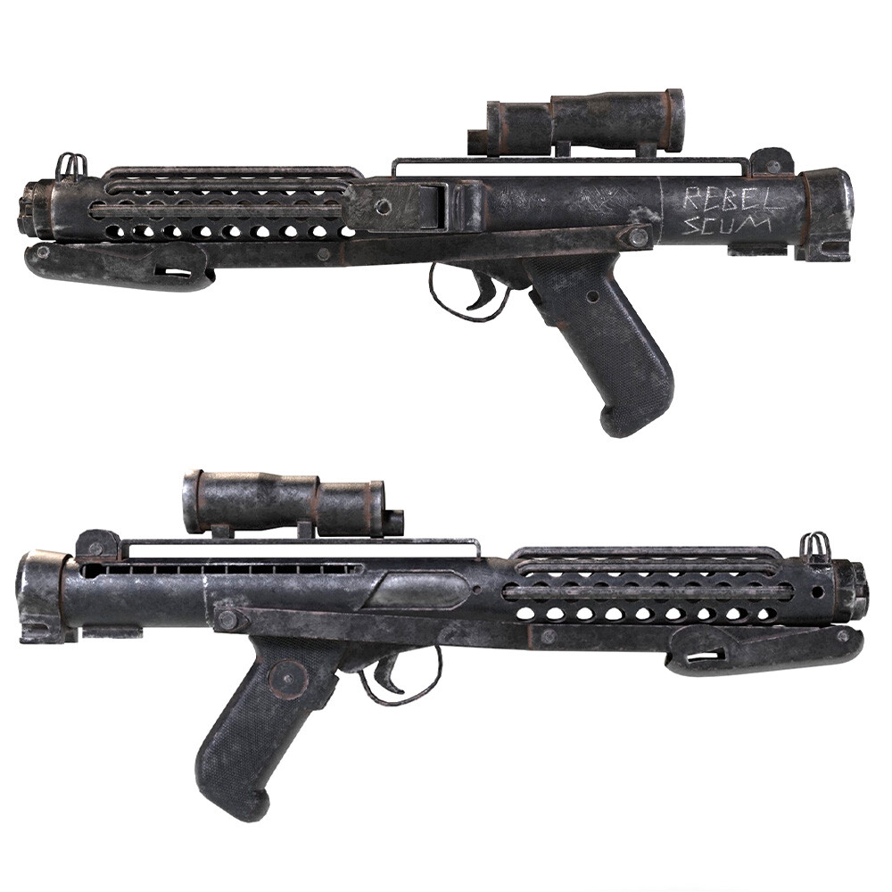 ArtStation - E-11 Blaster