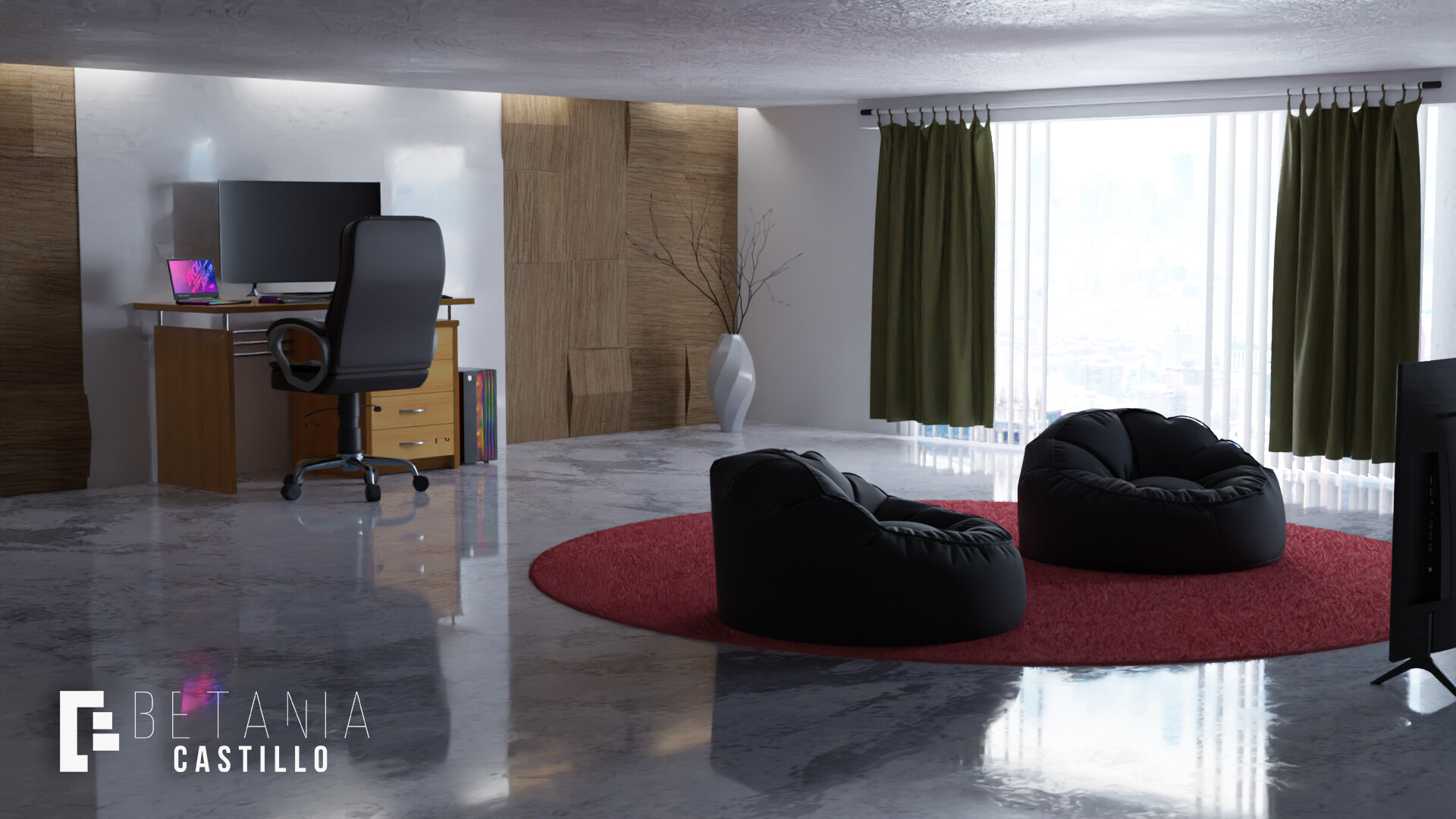 ArtStation - Work Room