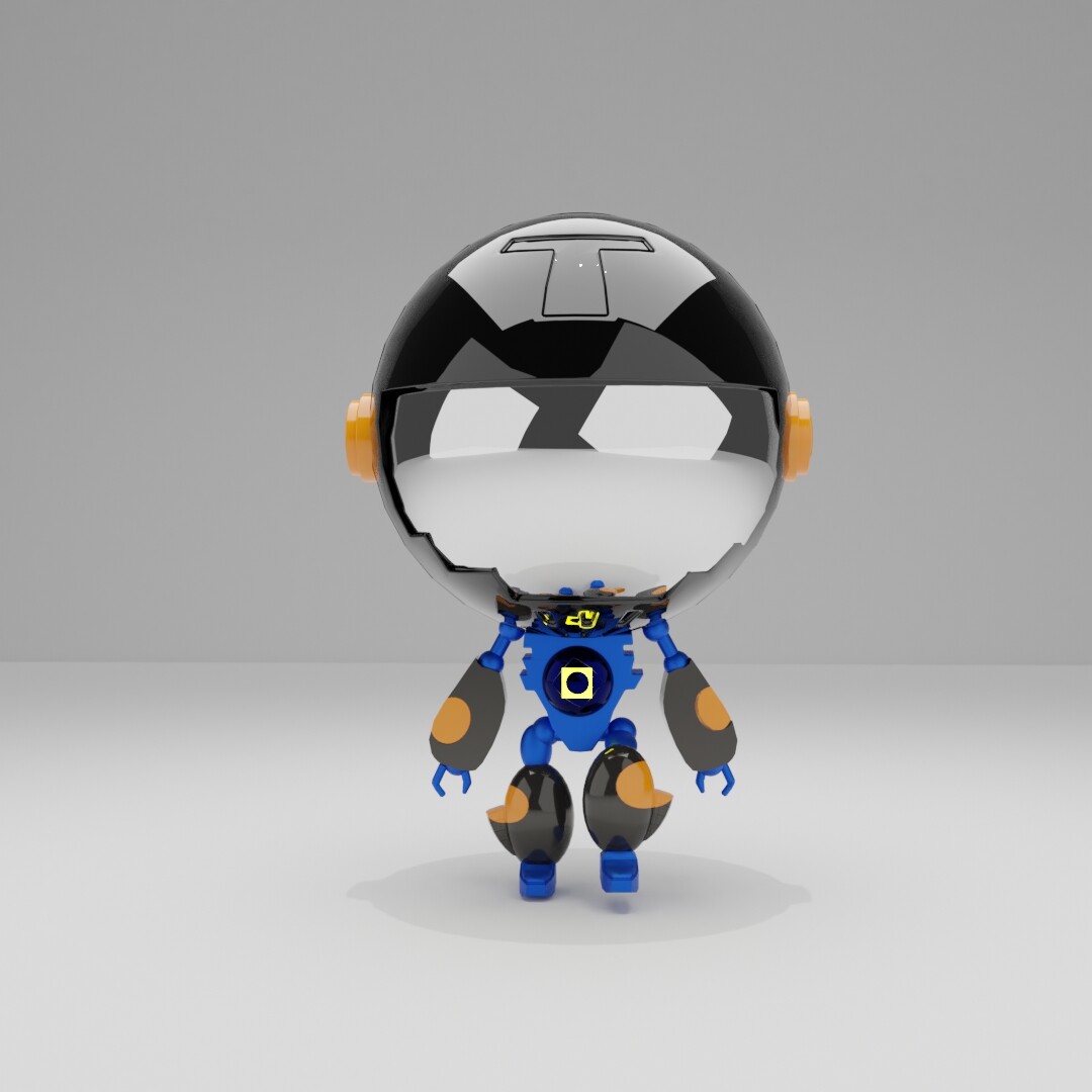 ArtStation - MINI ROBOT 3D MODEL