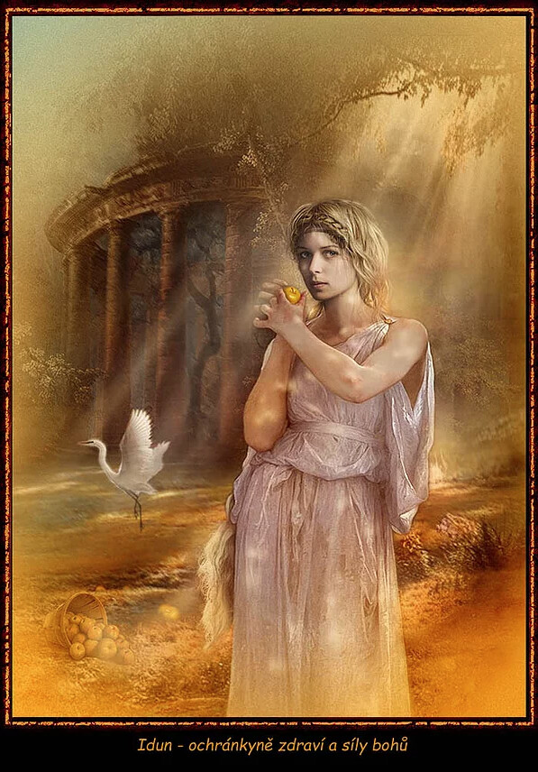 ArtStation - Idun, protector of the health and power of the gods