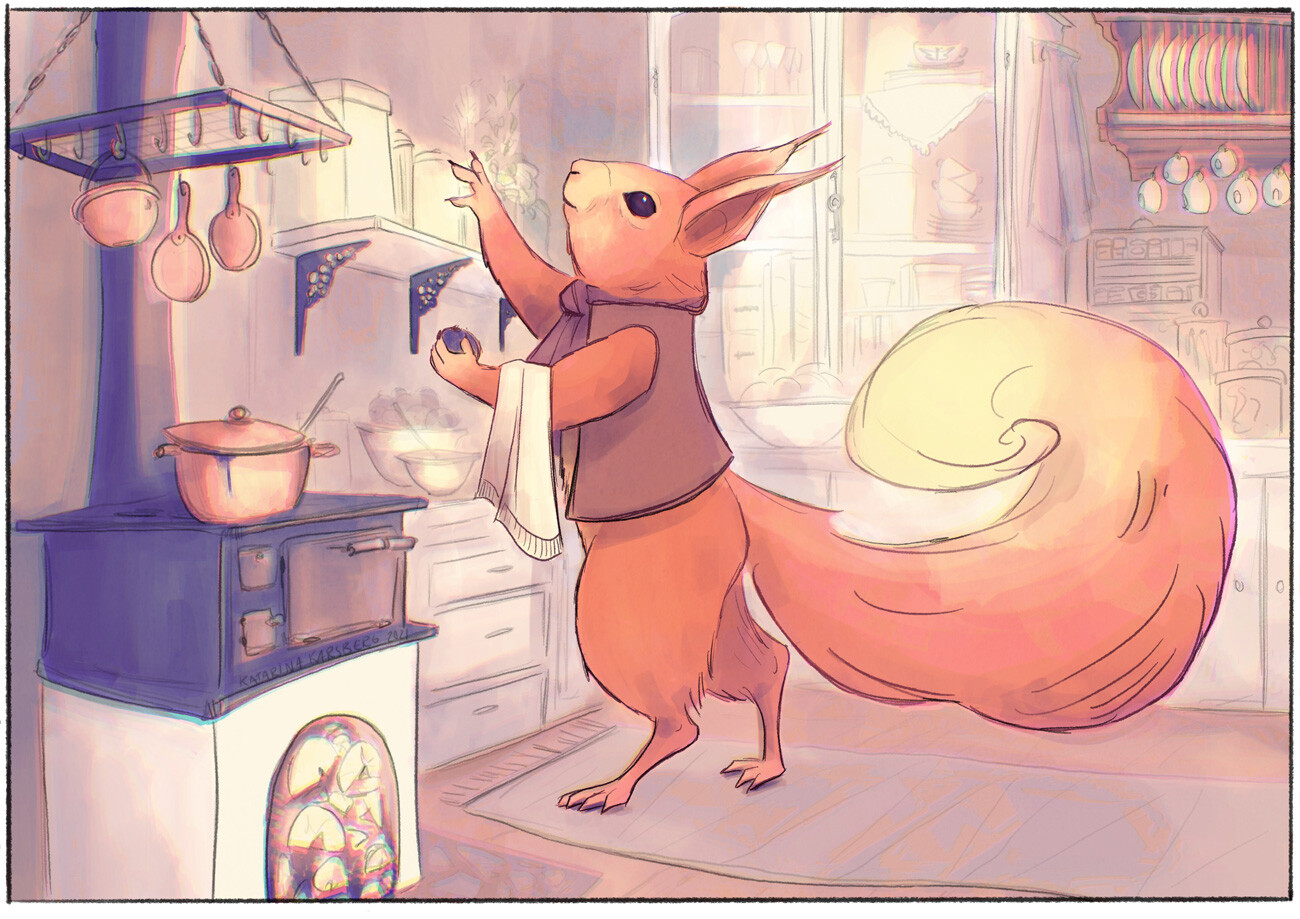 ArtStation - Squirrel Kitchen