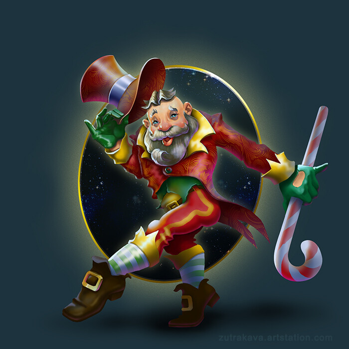 ArtStation - Summer Santa