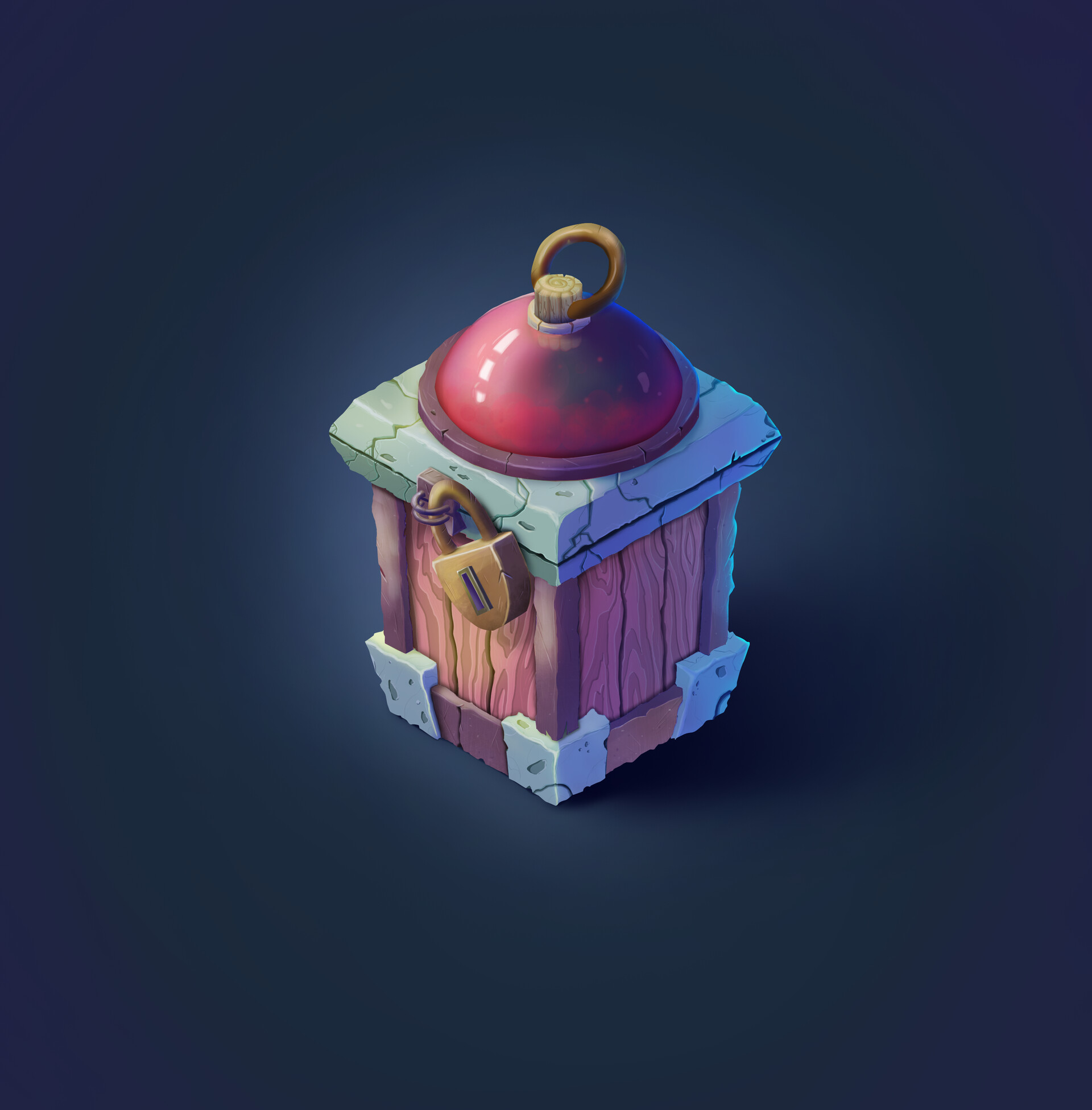 ArtStation - Drawing steps (fantasy box)