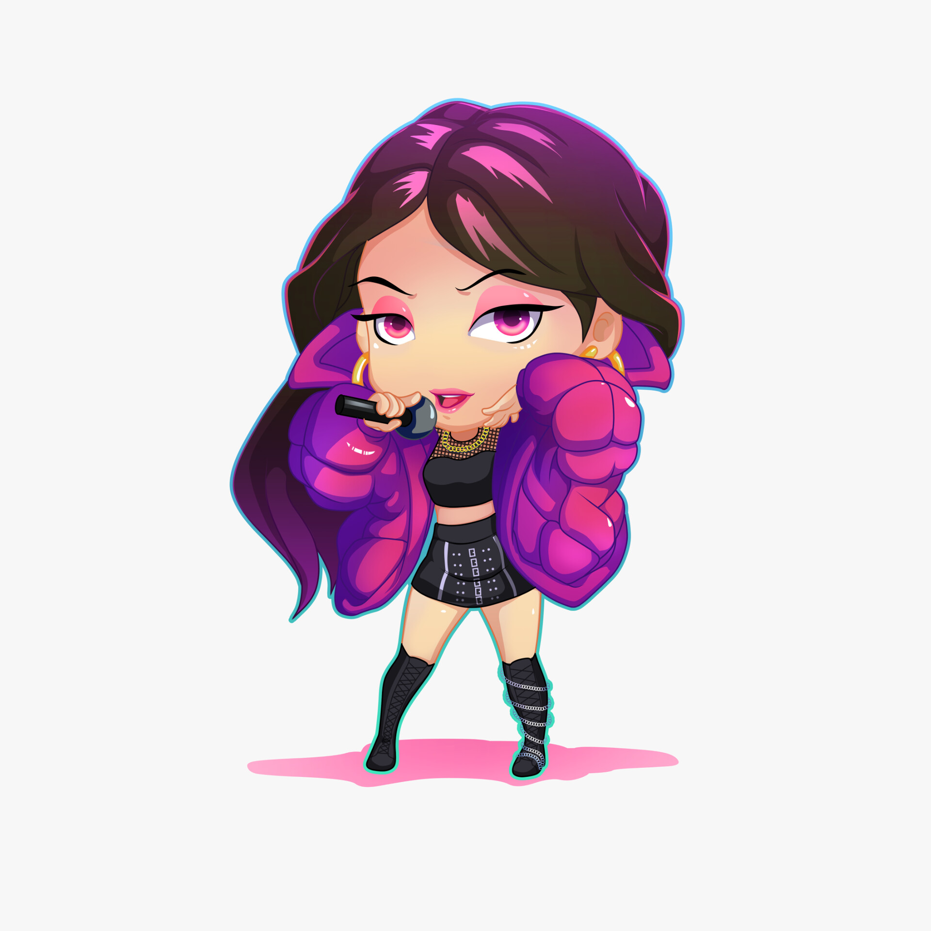 ArtStation - (G)I-dle Soyeon Chibi