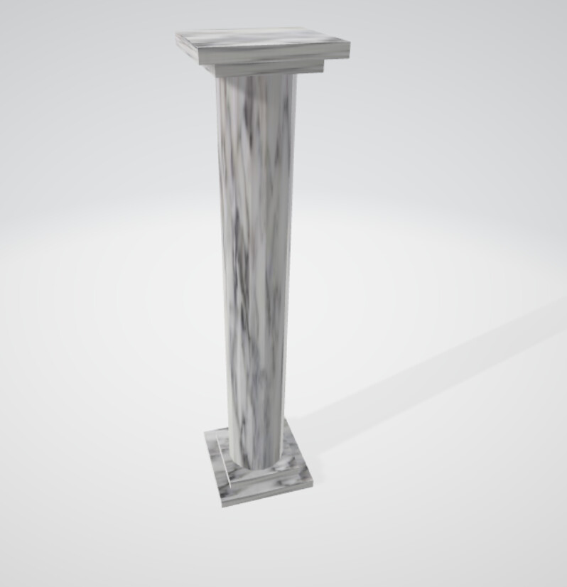 ArtStation - Sunset Mall | Marble Columns