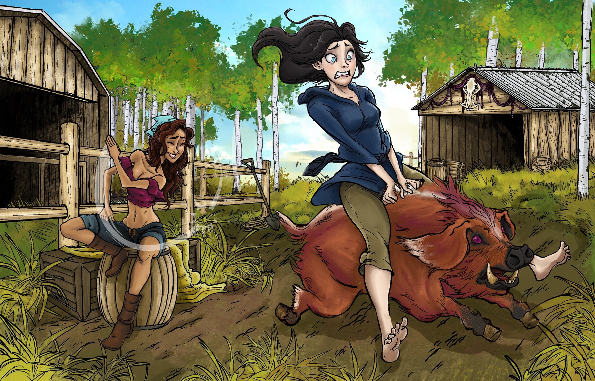 ArtStation - Farm Scene