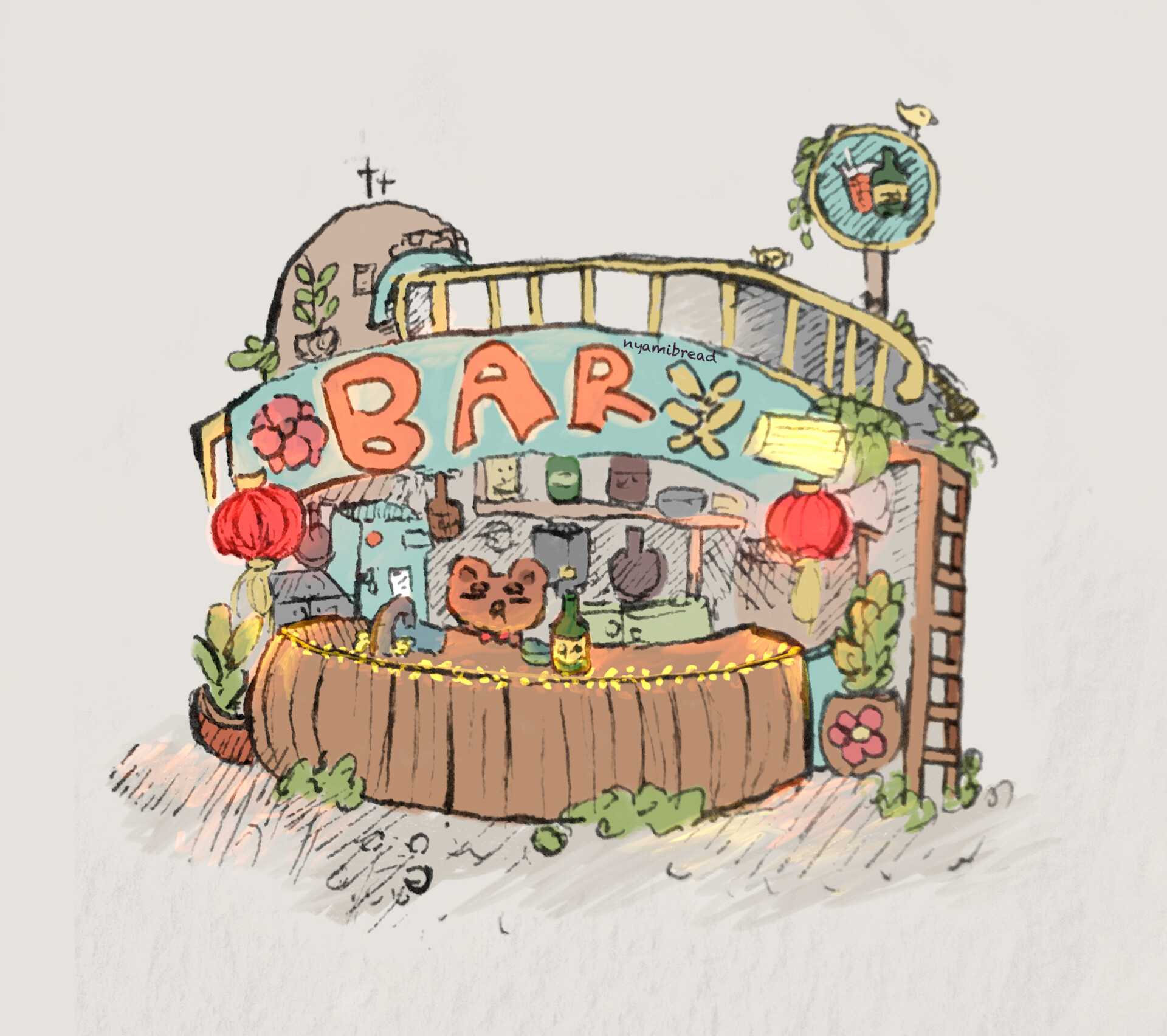 ArtStation - Mr Bread Bear Bar