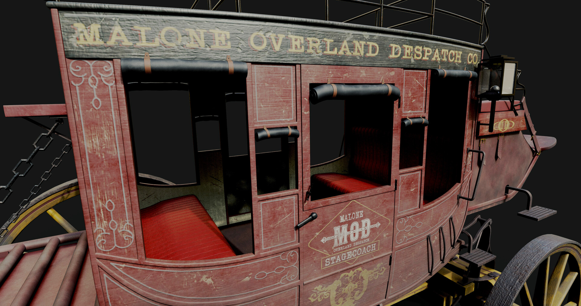 Malcolm Pescheux - Old West Stagecoach