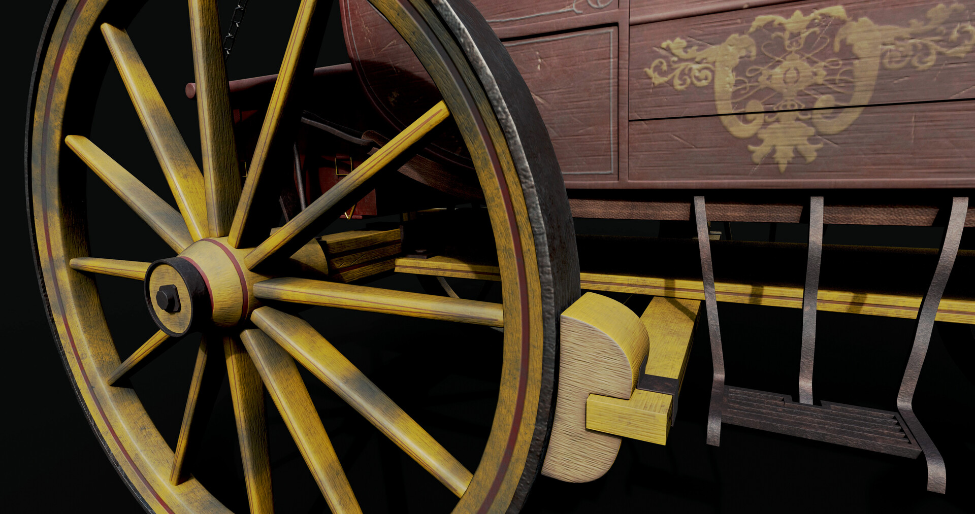 Malcolm Pescheux - Old West Stagecoach