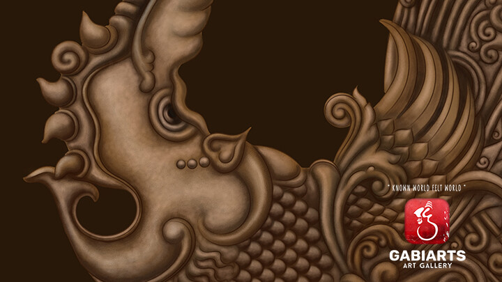 Gabiarts Art Gallery - Makara - The Mythical creature