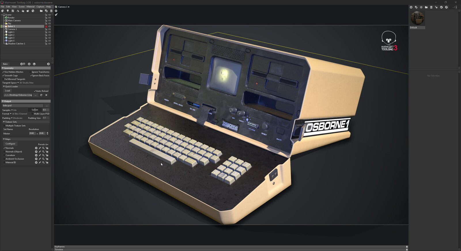 Nik Izumov - Osborne 1 - 3D Model