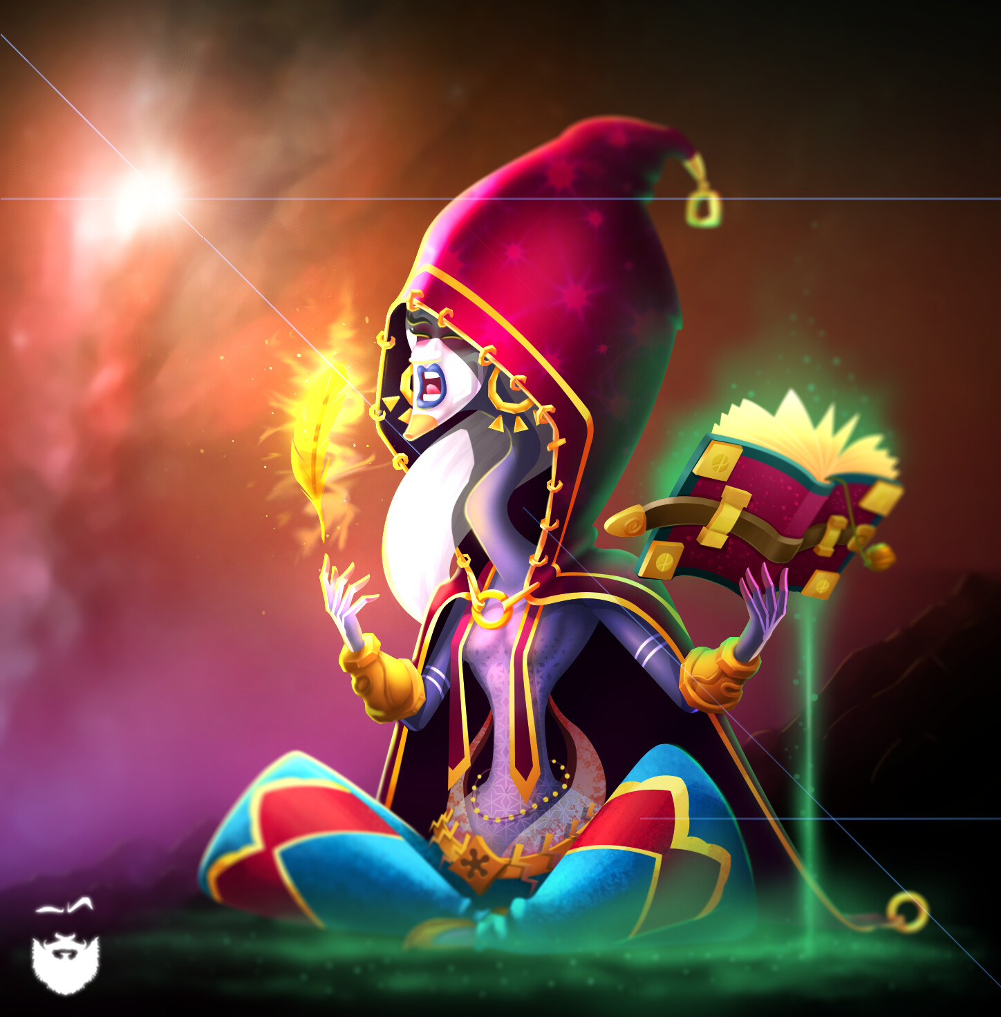 ArtStation - Yokai witch