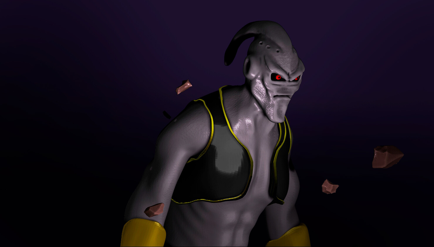 Majin Buu Realista GOKU SS3 VS MAJIN BUU