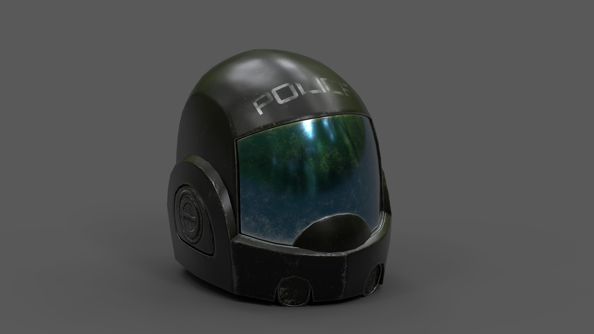 ArtStation - Future Apocalypse: Police Helmet