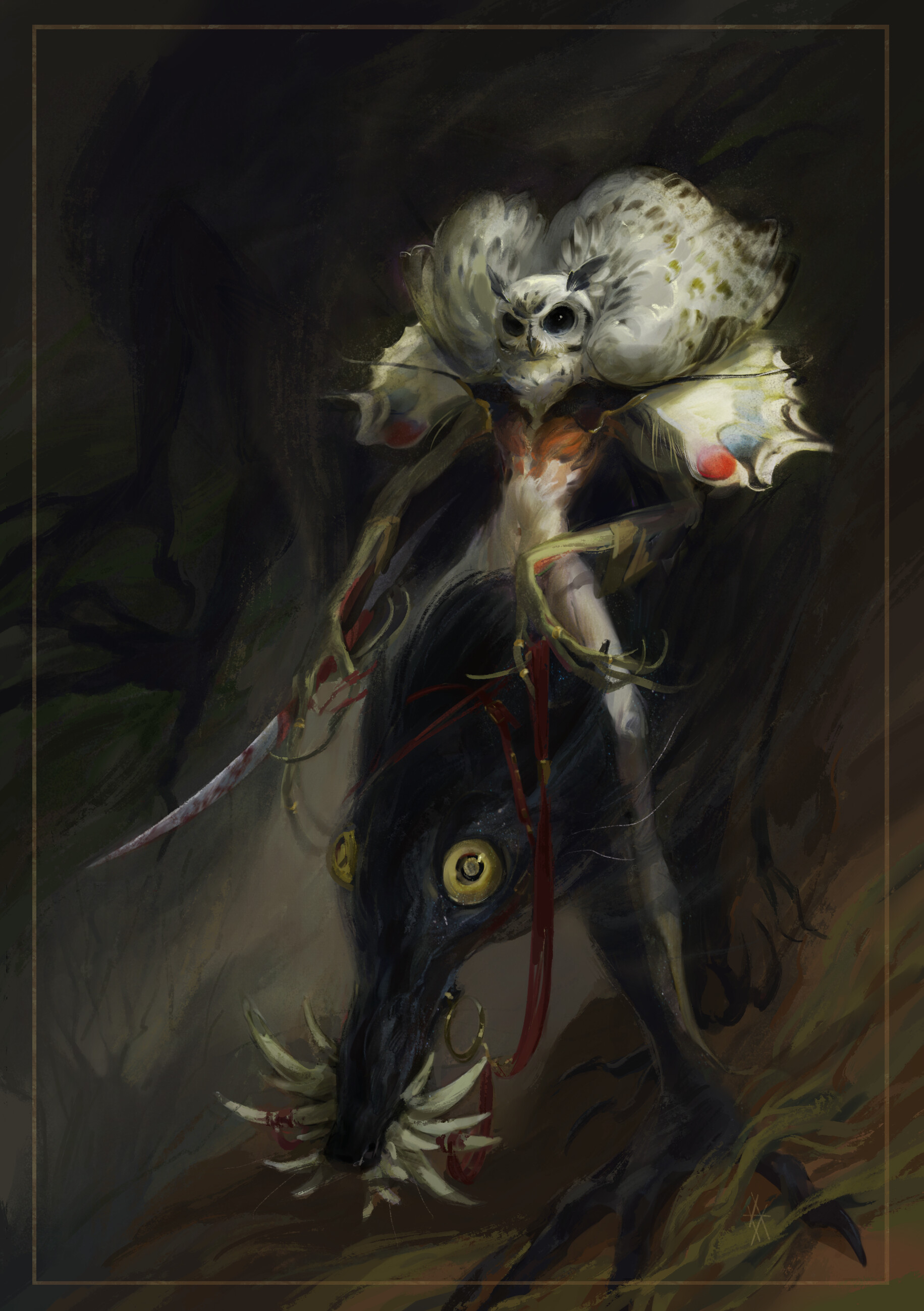 ArtStation - The illustration for the Goetia zine - the 63 demon ...