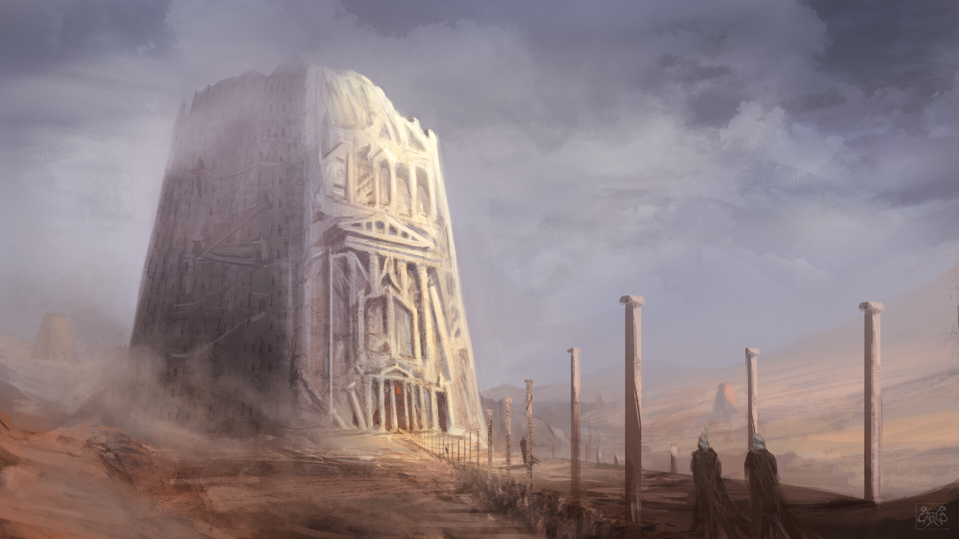 ArtStation - Desert Tower